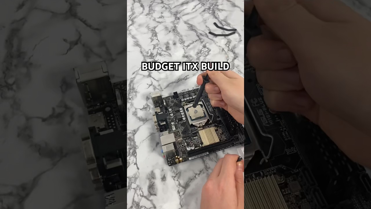 How to build a ITX pc #pcbuild #pc #technology