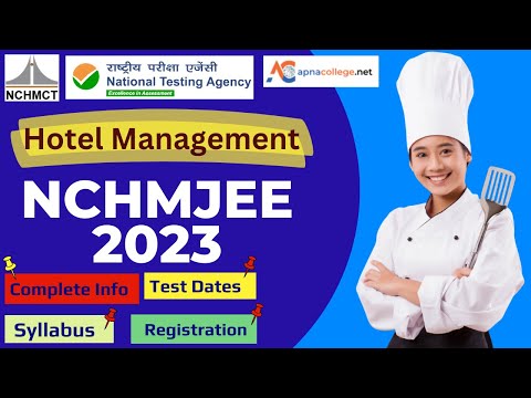 NCHMCTJEE 2023 I Registration | How to fill Form, Documents required | Hotel Management Exam