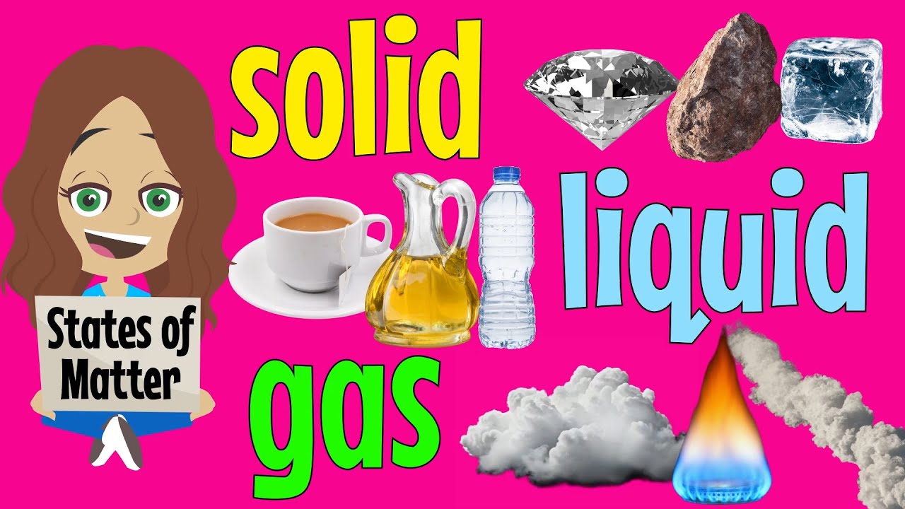 Learn About States of Matter - Solid Liquid Gas. Great for Schools.