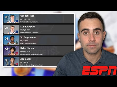 Reacting to ESPN's New 2025 NBA Mock Draft