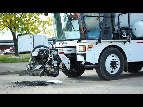 Python 5000 pothole demonstration