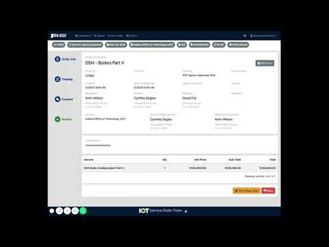 SOF (IOT) – Updated Agency Approval Process