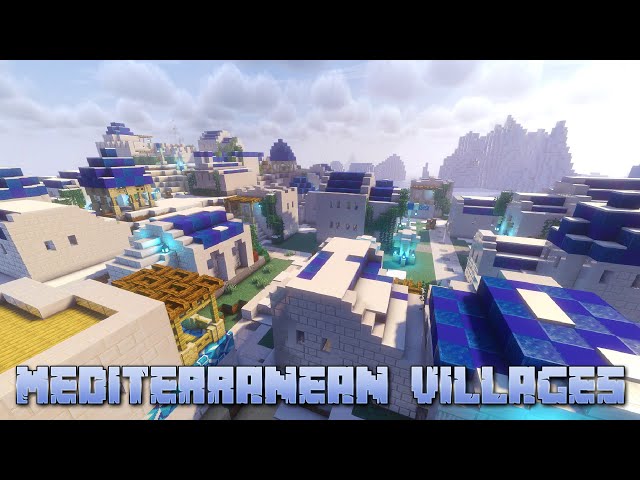Mediterranean Villages Minecraft Data Pack