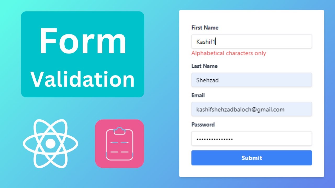 React Hook Form | React Form Validation | React Hook Form v7 | Tailwind CSS Form React Js