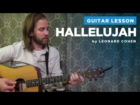 How to play "Hallelujah" by Leonard Cohen / Rufus Wainwright (Guitar Chords & Lesson)