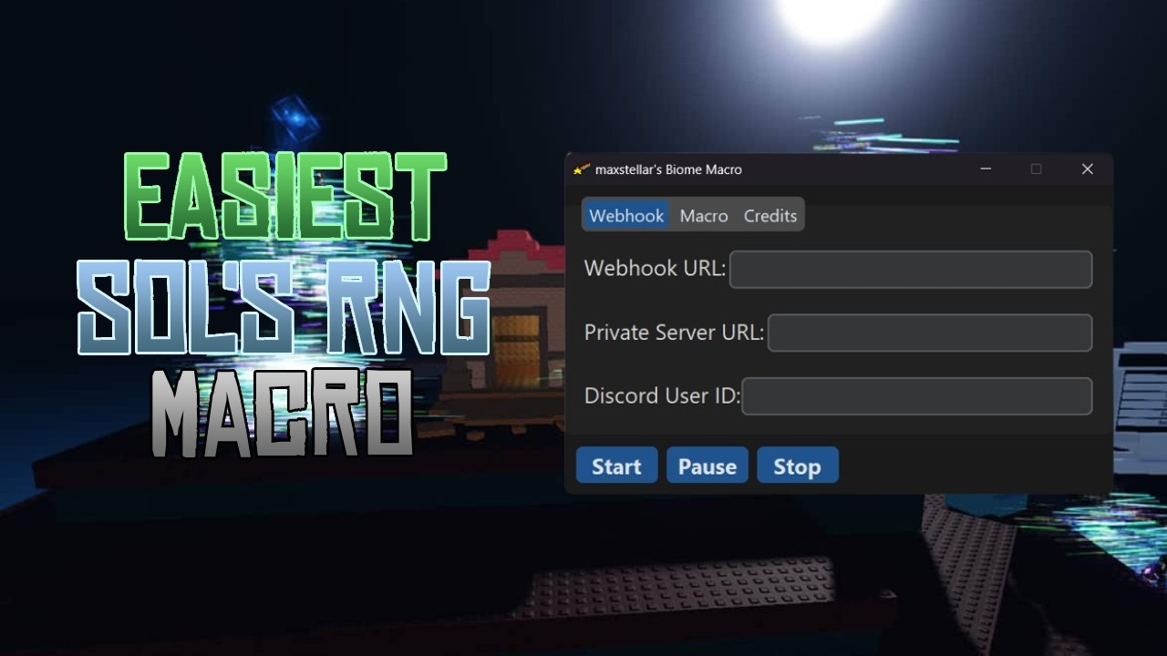 How to set up Maxstellar's Biome Macro