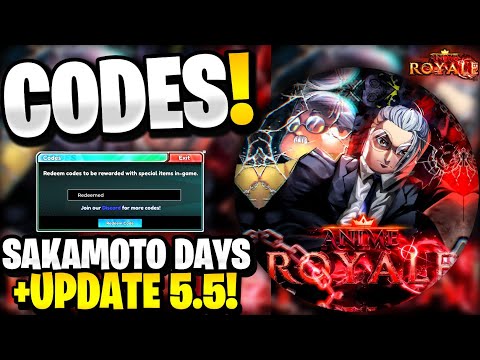 🔥*NEW* All Working UPDATE 5.5 CODES FOR ANIME ROYALE! ROBLOX ANIME ROYALE CODES