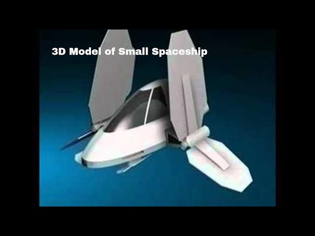 Small Spaceship 3D Model - FlatPyramid