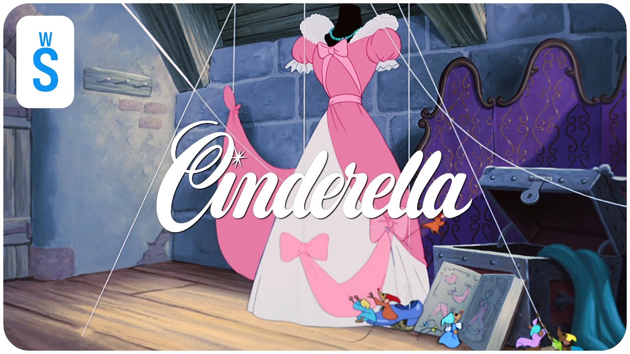 Cinderella (1950) | Scene: Jaq, Gus, and the other animals decide to fix up the dress for Cinderella