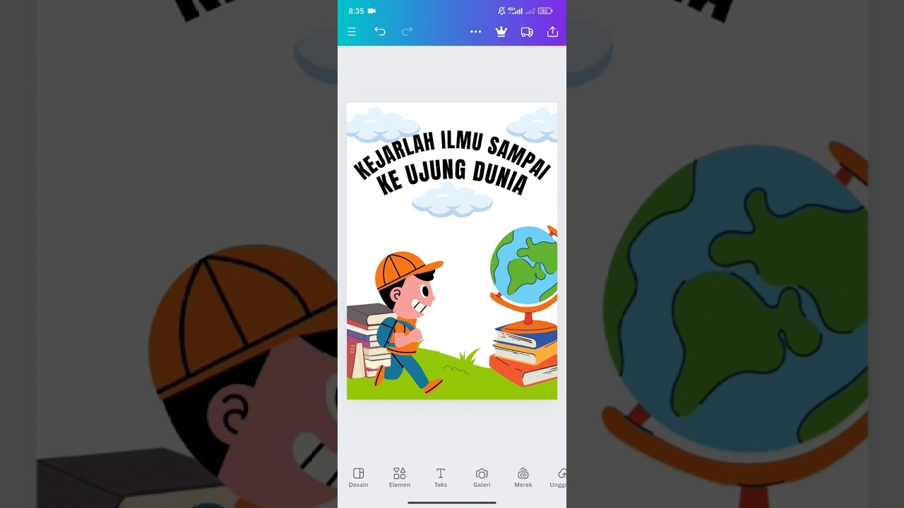 MEMBUAT POSTER TEMA PENDIDIKAN DI CANVA