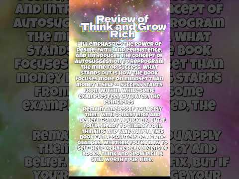🔥 Think and Grow Rich Review | Success Secrets That Still Work in 2025! 💸📖 | Visual Books