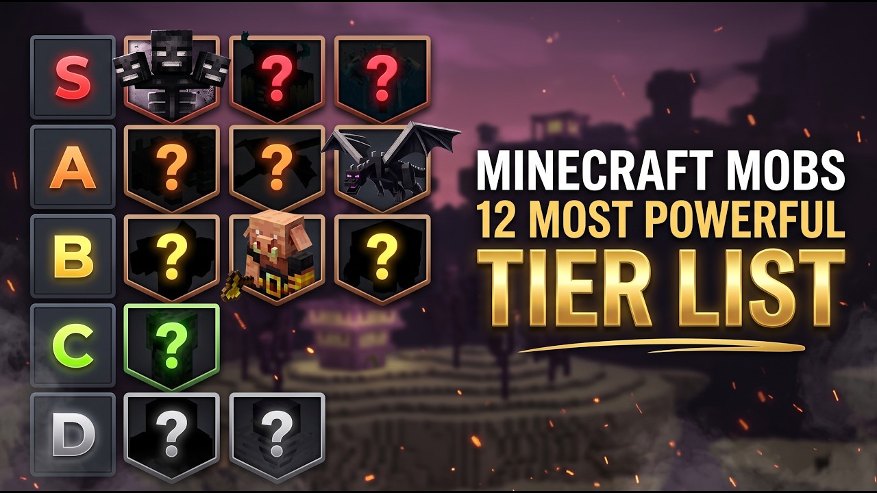Ranking The 12 Most Powerful Mobs In Minecraft