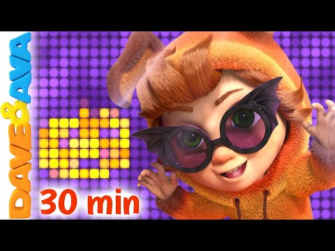 π Trick a Little, Treat a Little and More Halloween Songs | Nursery Rhymes by Dave and Ava π