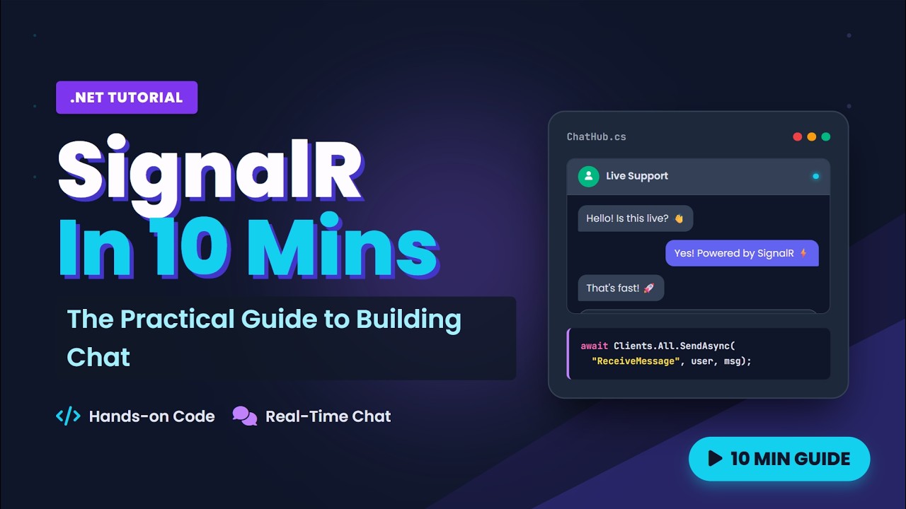 SignalR in 10 Minutes — The Practical Guide (.NET 11)