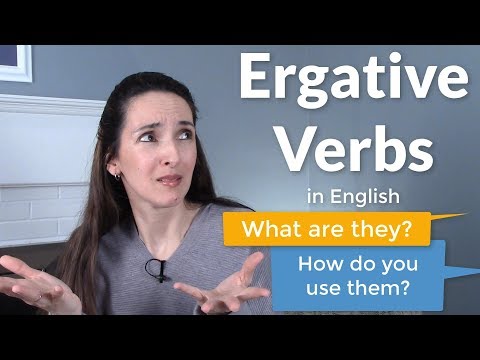How to Use Ergative Verbs...Erga-what?! 😕 Learn Advanced English Grammar with Jennifer 👩🏫