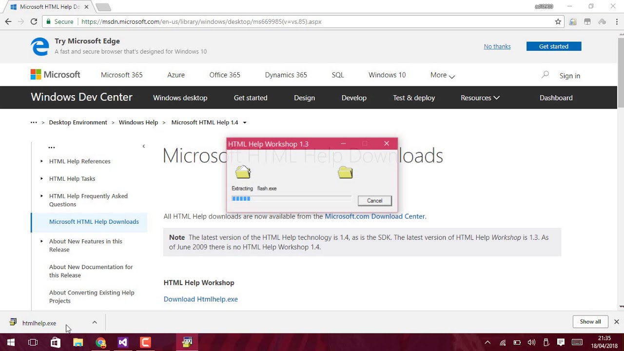 installing html help workshop