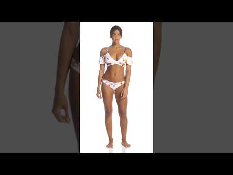 Bikini Lab True Watercolors Reversible Hipster Bikini Bottom | SwimOutlet.com