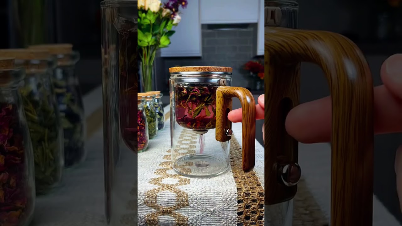 Enjoy the flavor of herbal tea with this magic teapot #teapot #looseleaftea #tea#tealover #herbaltea