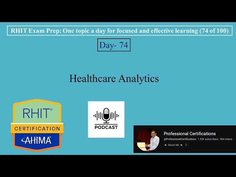 RHIT Exam Prep 074 | Healthcare Analytics | 💻🎀📚