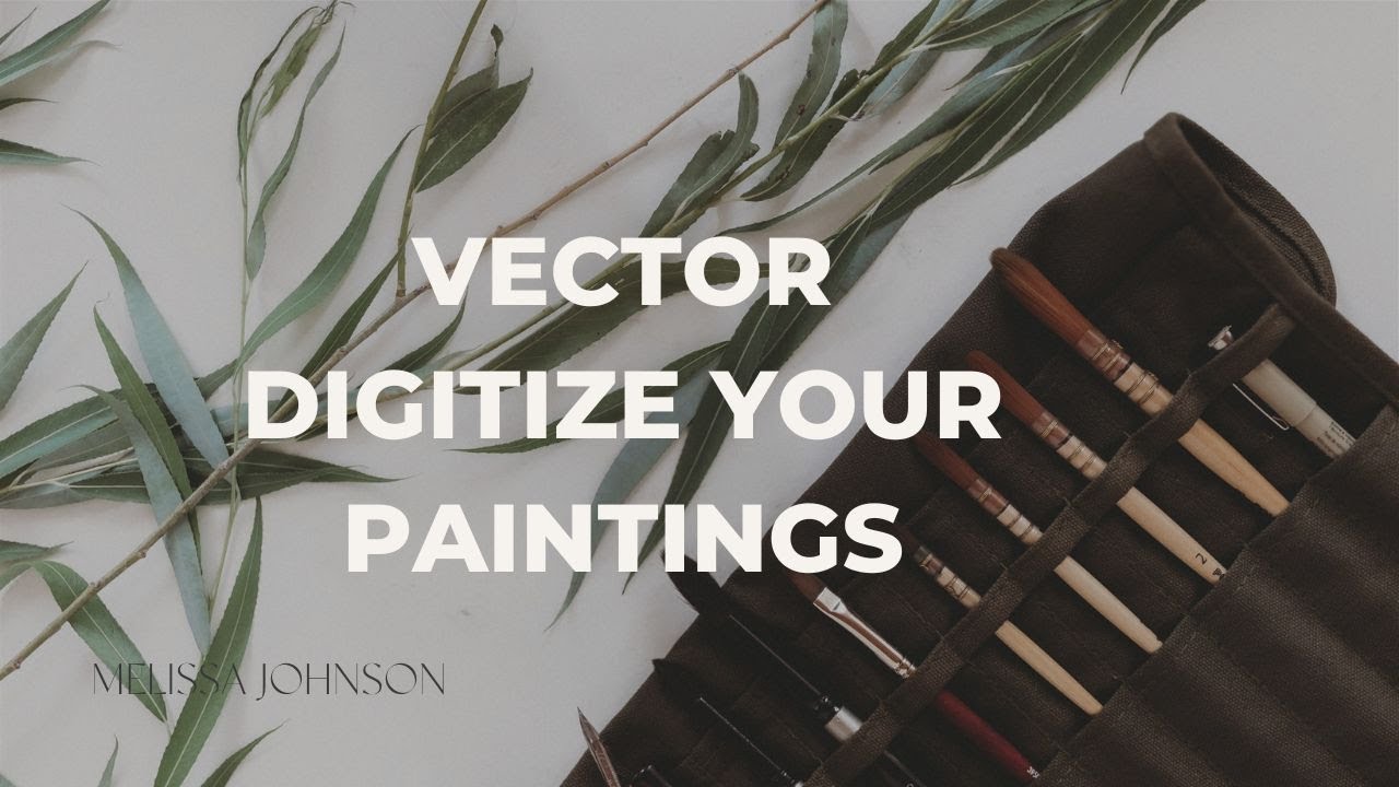 Vector Art | Digitize Watercolor Gouache Paintings for Patterns and Products