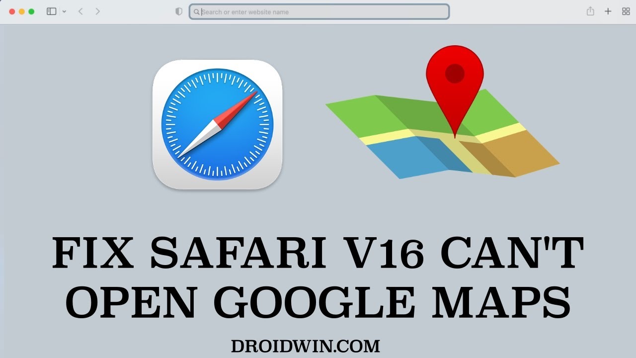 Fix Safari 16 cannot open Google Maps in macOS 12.6