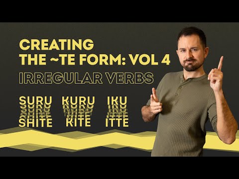Japanese Upgrade with James - creating the ~te form with the verbs “iku”, “kuru”, and “suru”