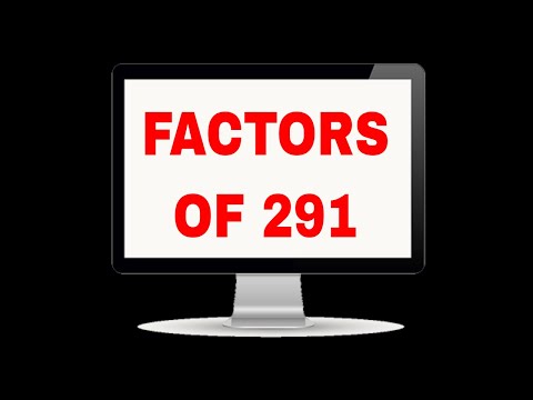 Factors of 291