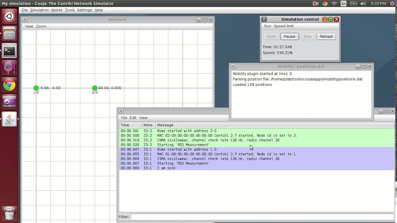 RPL Cooja Mobility plugin
