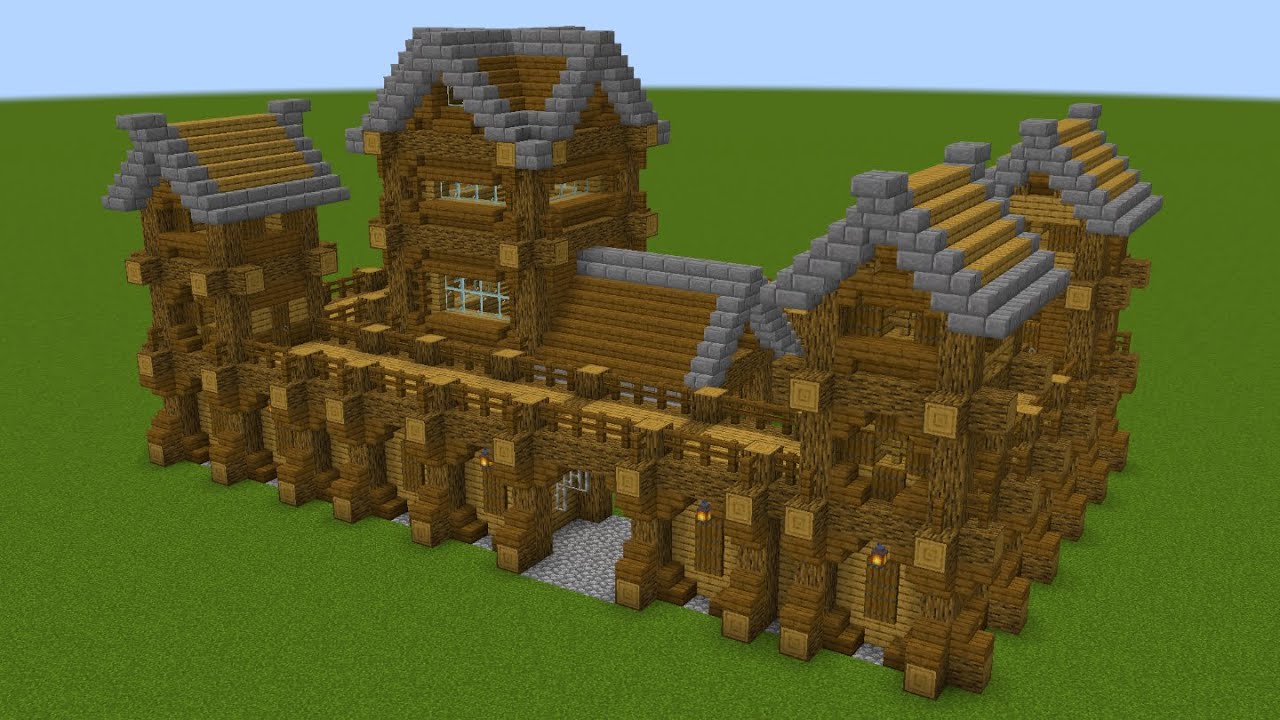 Minecraft - How to build a Big Survival Base - Minecraft Builders