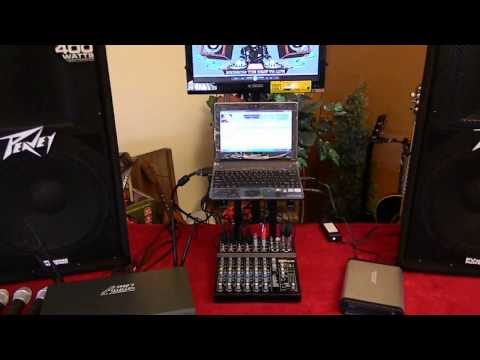 Compact professional sound system complete karaoke system