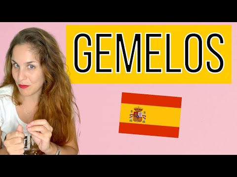 Los GEMELOS en español: 1 palabra, 2 significados | ¿Sabéis lo que son? 🇪🇸