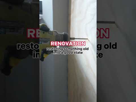 Renovation vs Remodel