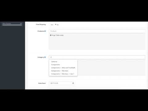 Create a Discount Coupon in Open Cart 3x