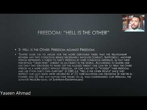 "Hell is the Other" | Urdu | Question of Freedom and Free Will for Humans