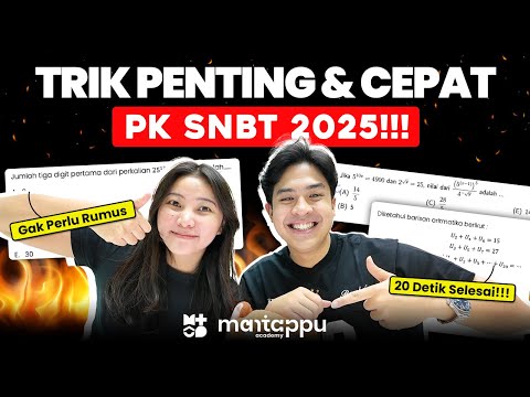QUICK TRICKS FOR QUANTITATIVE KNOWLEDGE SNBT 2025! MUST KNOW!! | JEROME POLIN MANTAPPU ACADEMY