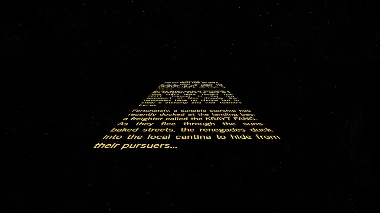FFG Star Wars RPG: Escape From Mos Schutta Opening Crawl
