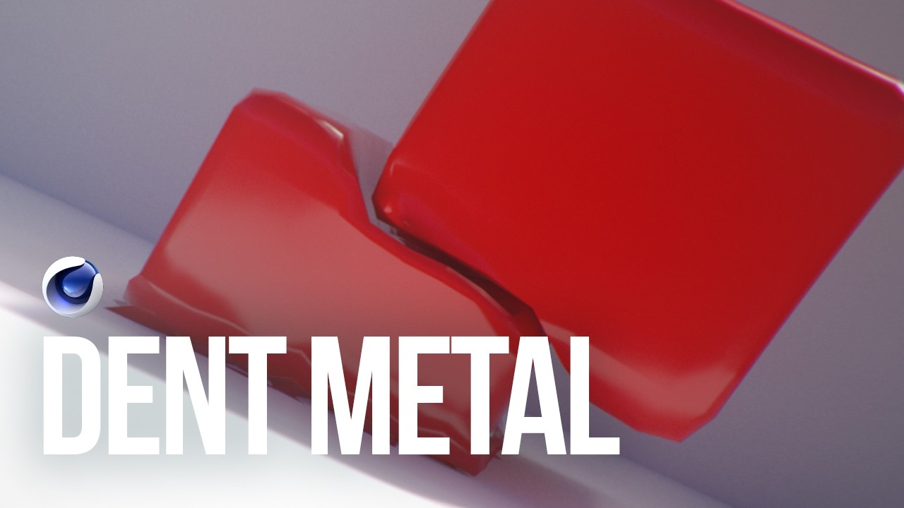 Cinema 4D - Denting Metal & Plastic [Soft Body Dynamics]