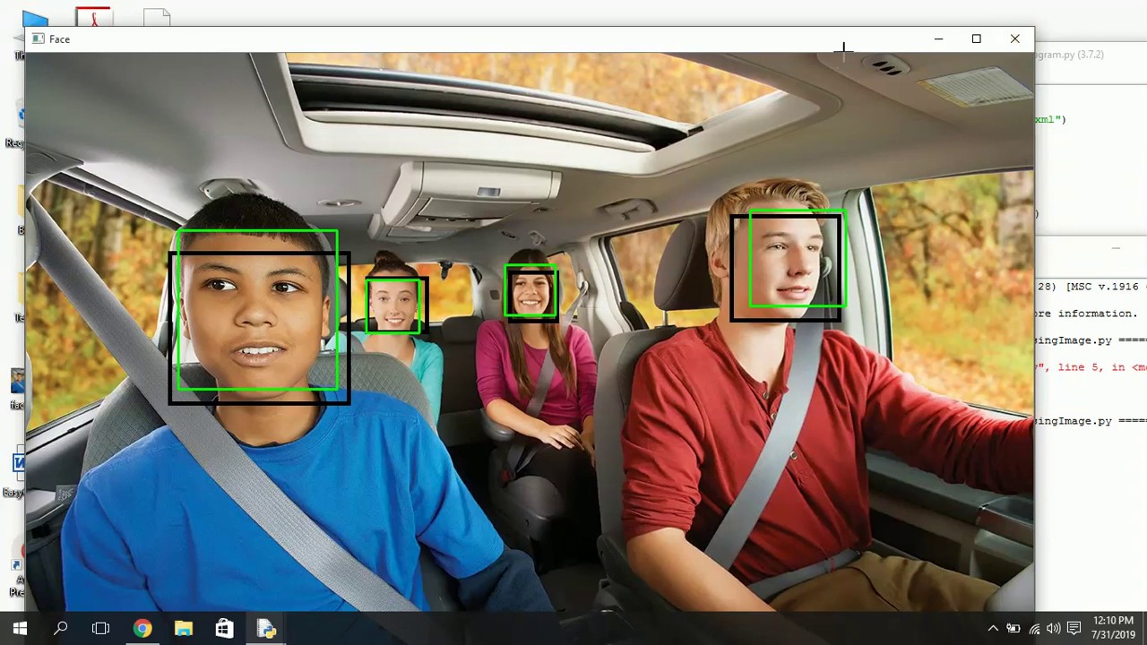 #OpenCV Face Detection in Python | Using Haar Cascade XML Classifiers