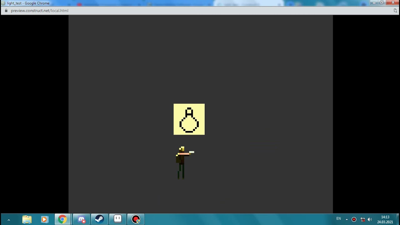 construct 3 normalmap pixel art test