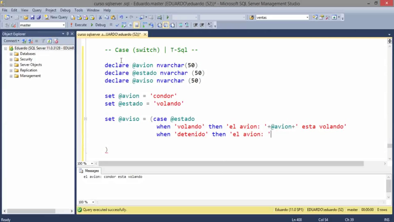 SQL Server | 40 - T-SQL   Case