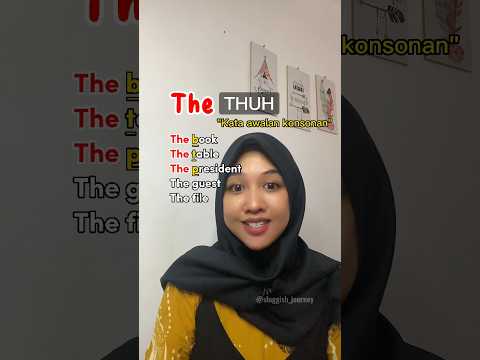 Cara baca "THE" dlm B.Inggris 😳 #shorts