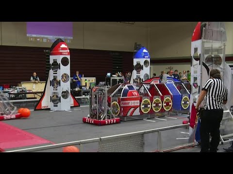 High school robotics competition