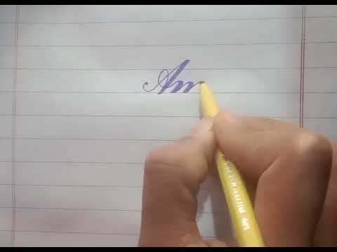 How to write Amara in English.#shorts#Abdullah Calligrapher.