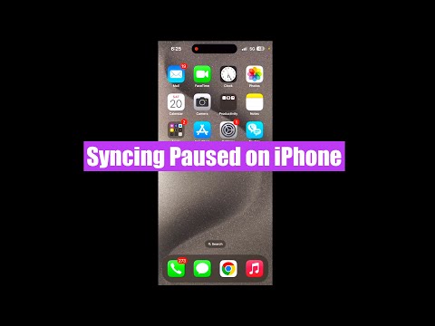 How to Fix Syncing Paused on iPhone iOS iMessage setting