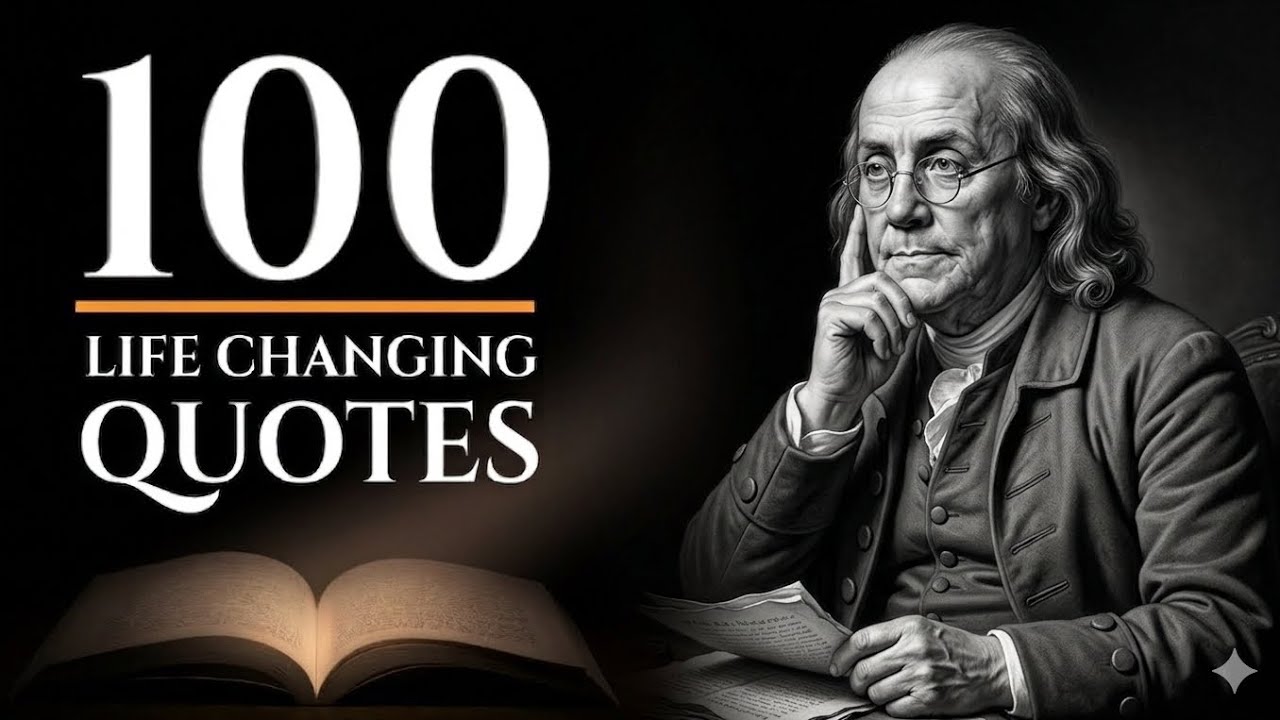 This 100 Quotes Will Change Your Thinking | Benjamin Franklin Wisdom Compilation