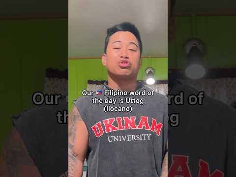 🇵🇭 Filipino Word Of The Day (Uttog) #philippines #filipino #pinoy