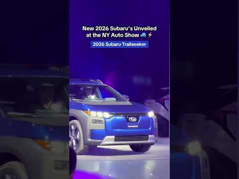New 2026 Subarus Unveiled at NY Auto Show