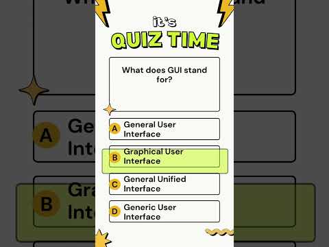 What does GUI stand for?#GUIExplained #GraphicalInterface #TechKnowledge #UserExperience #TechTrivia