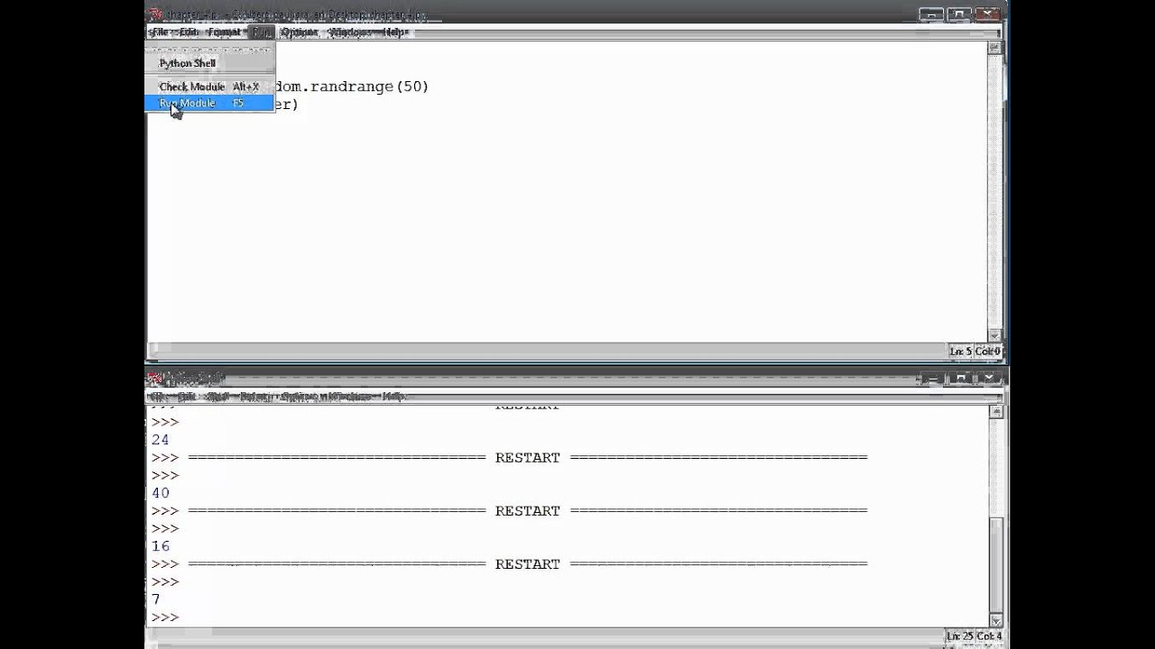 Chapter 4: Random Numbers