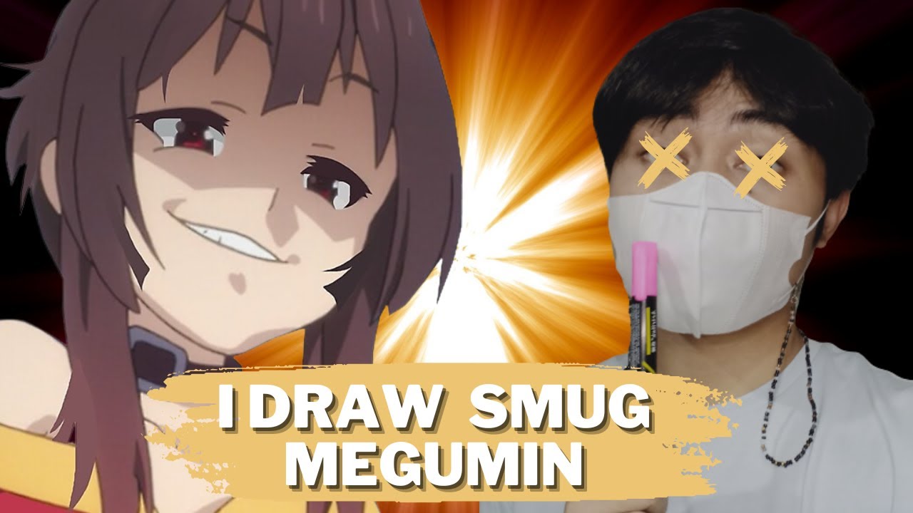 Smug Megumin from Konusuba Fan Art!